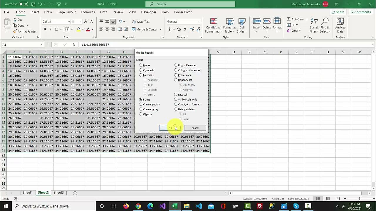 Excel Tips And Tricks 63 How To Fill Empty Cells With 0 YouTube excel-tips-and-tricks-63-how-to-fill-empty-cells-with-0-youtube