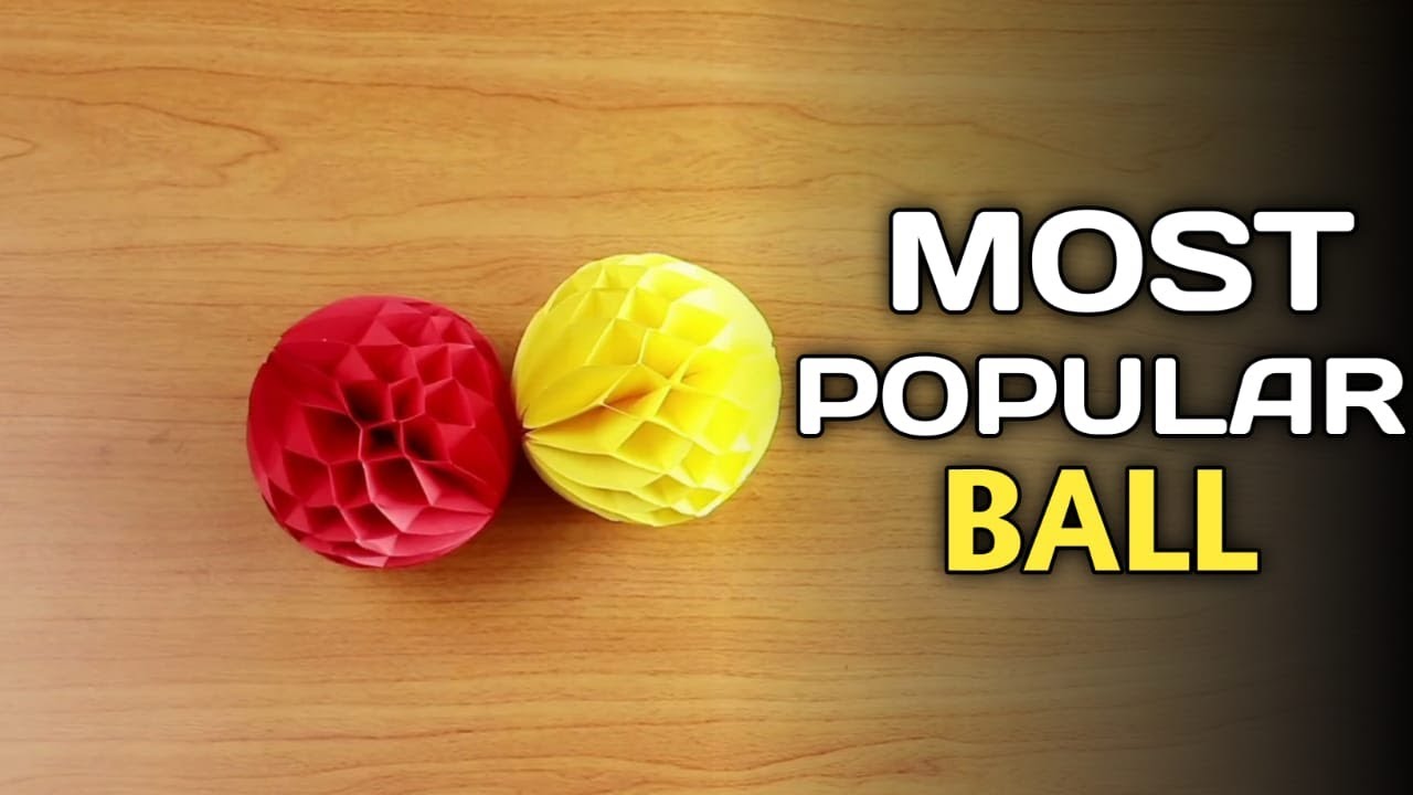 Paper Ball | Easy Paper crafts|Paper crafts|School craft ideas #craft # ...
