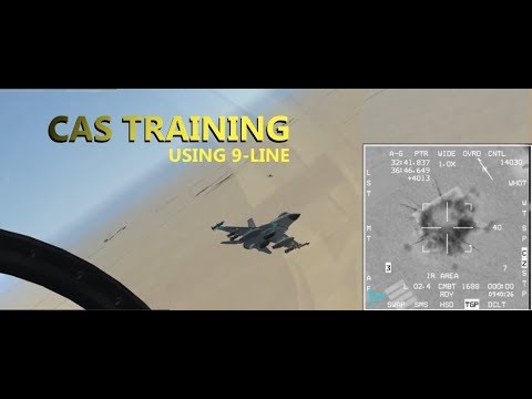 Falcon BMS: CAS training with 9-LINE - 31st VFS - YouTube