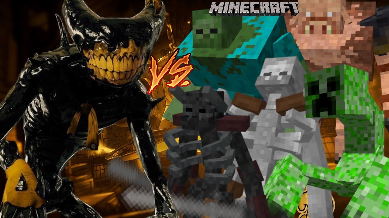 INK DEMON VS Mutant Creatures (Minecraft Mob Battle) - YouTube