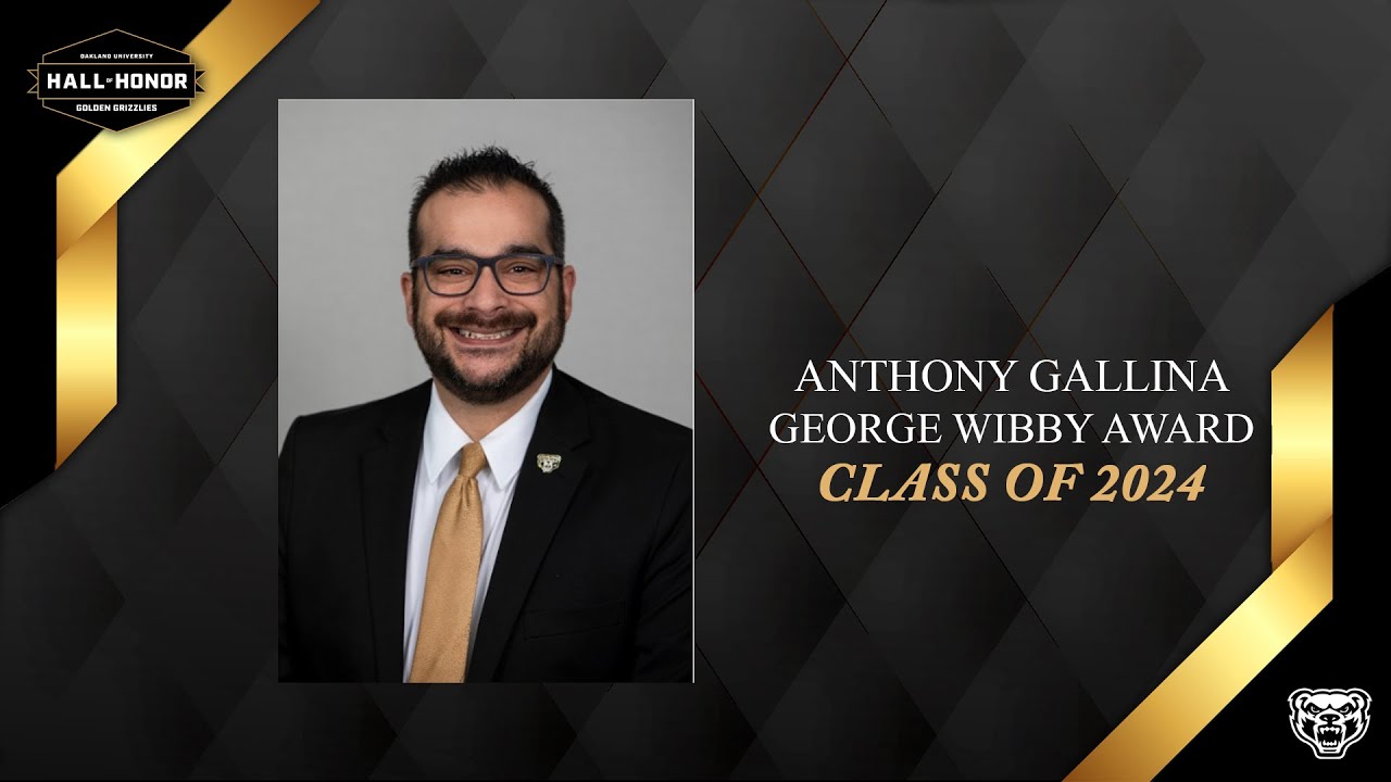 2024 Hollie L. Lepley Hall of Honor George Libby Award - Anthony ...