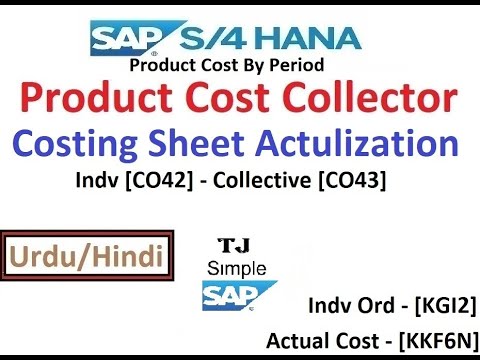 SAP-CO-PCC-16- Costing Sheet Actualization on Product Cost Collector ...