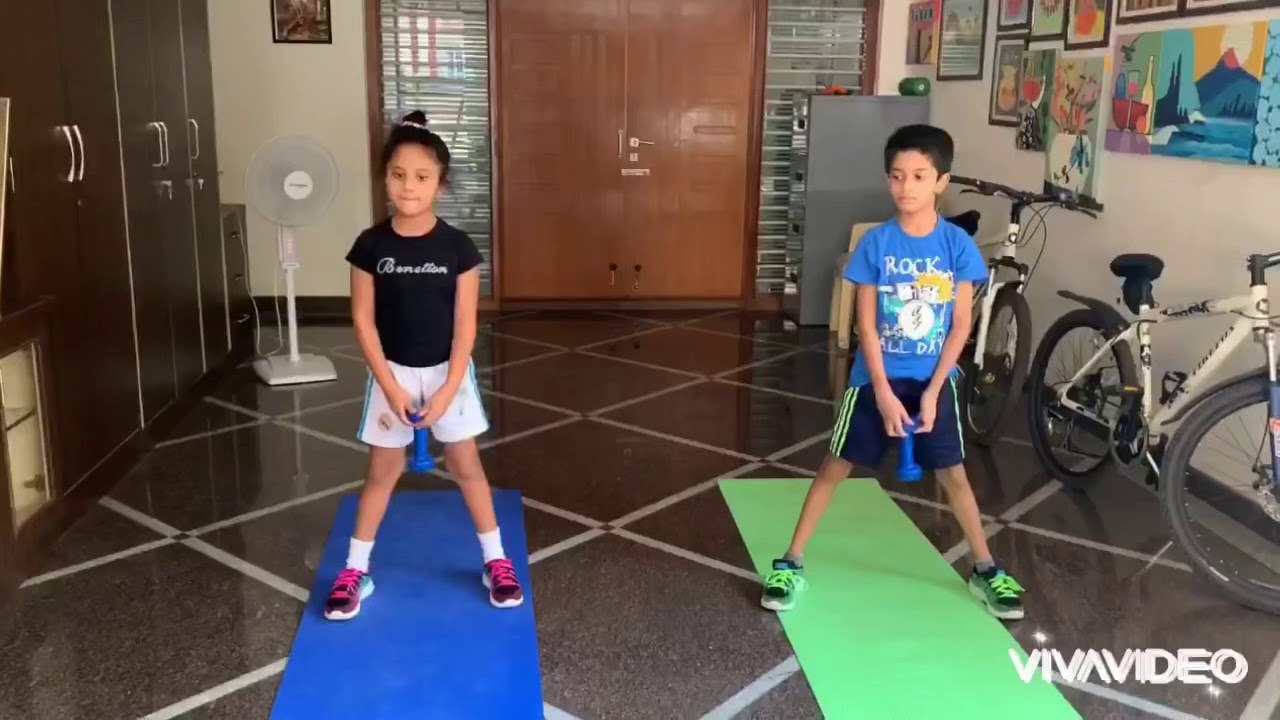 Workout for kids (6) - YouTube