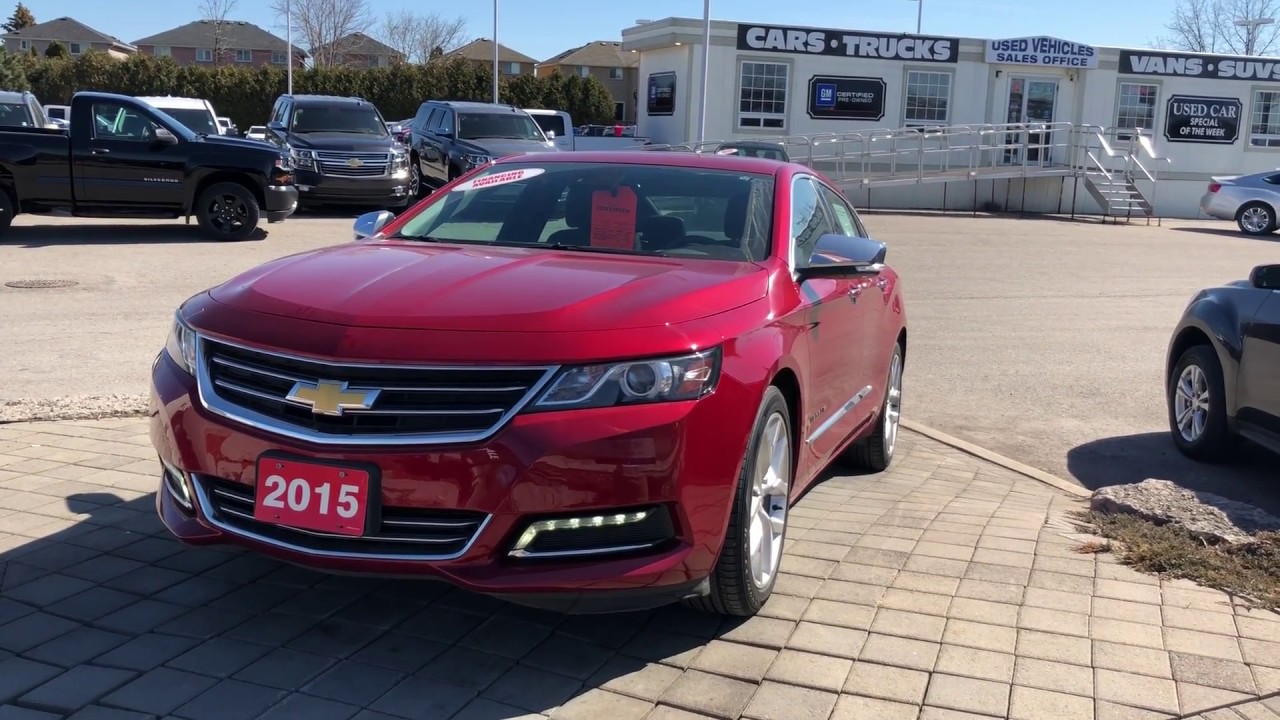 Red 2015 Chevrolet Impala LTZ Review Oshawa ON - Roy Nichols Motors Ltd ...