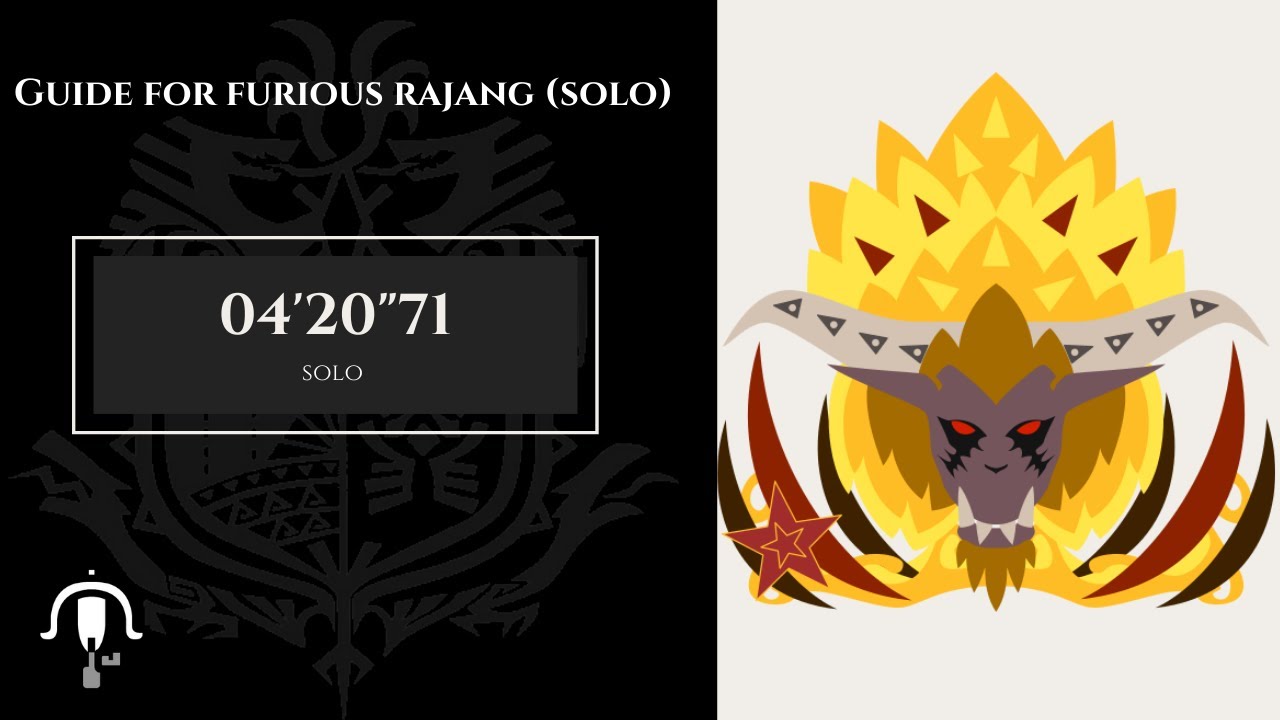 [MHWI] Guide on how to capture Furious Rajang in under 4'30 - Solo ...