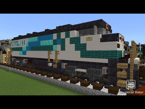 Minecraft Metrolink F59PH Locomotive Tutorial - YouTube