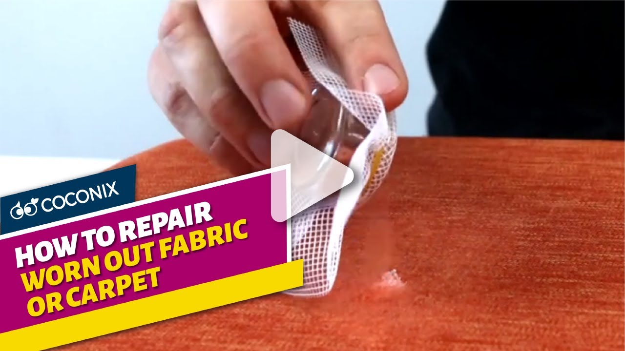 How To Repair Worn out Fabric or Carpet - YouTube