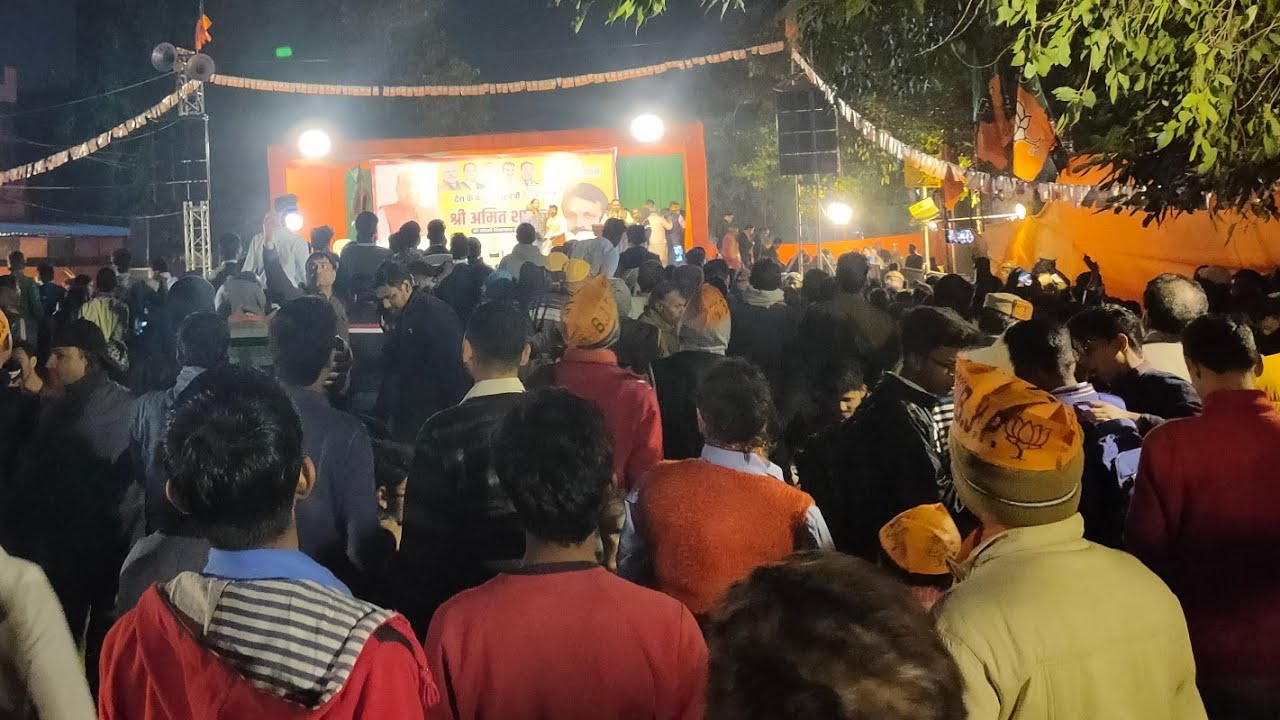 Amit Shah's Massive Rally at Mayur Vihar Phase 3, New Delhi | Delhi ...