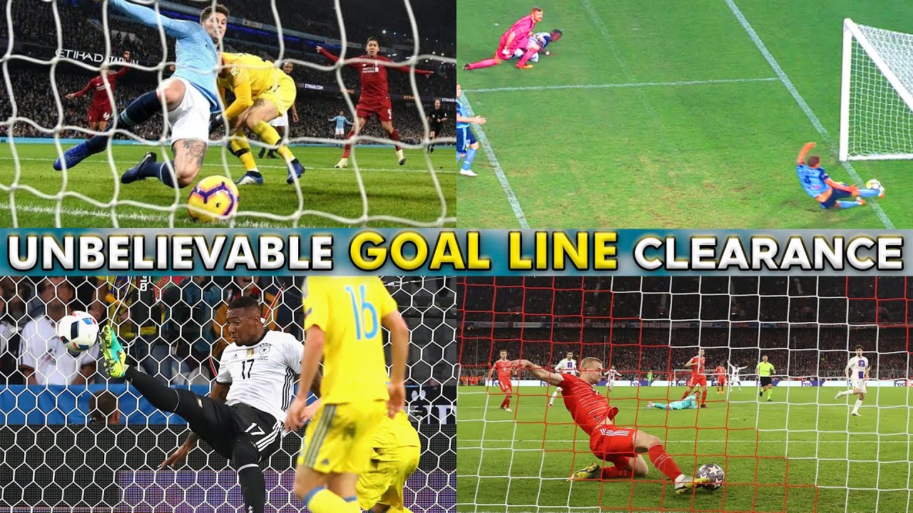 ⚽️ Unbelievable Goal Line Clearance in football history! # ...