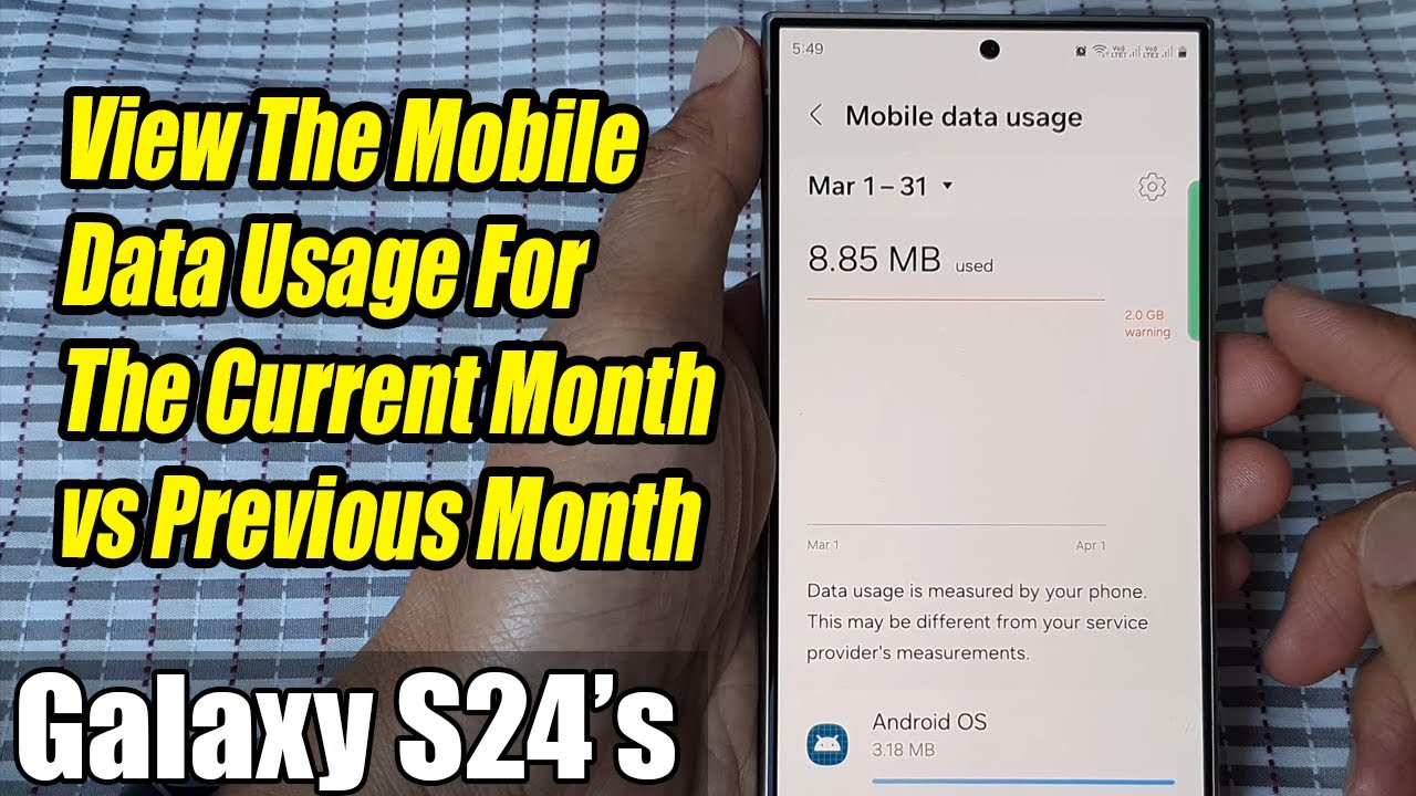 Galaxy S24/S24+/Ultra: How to View The Mobile Data Usage For The ...