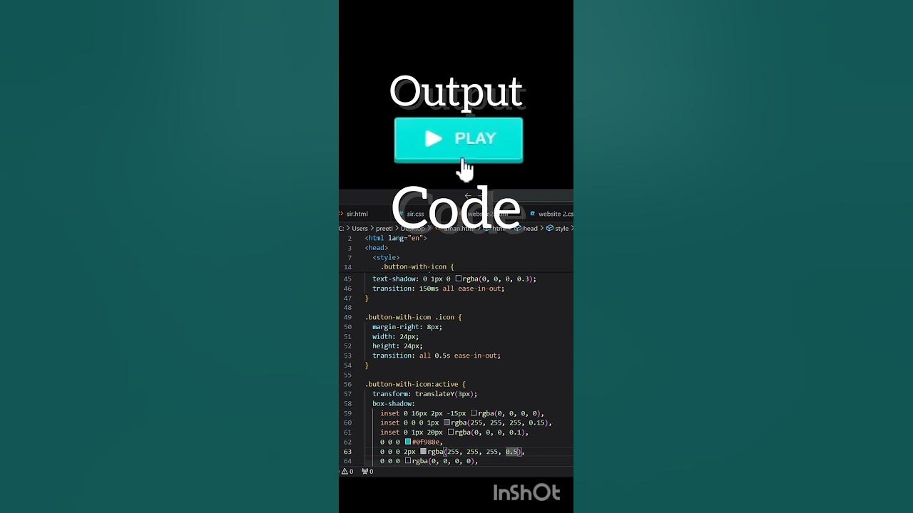Button Animation In Html Css Part 84 Html 5 Css Coding Youtube