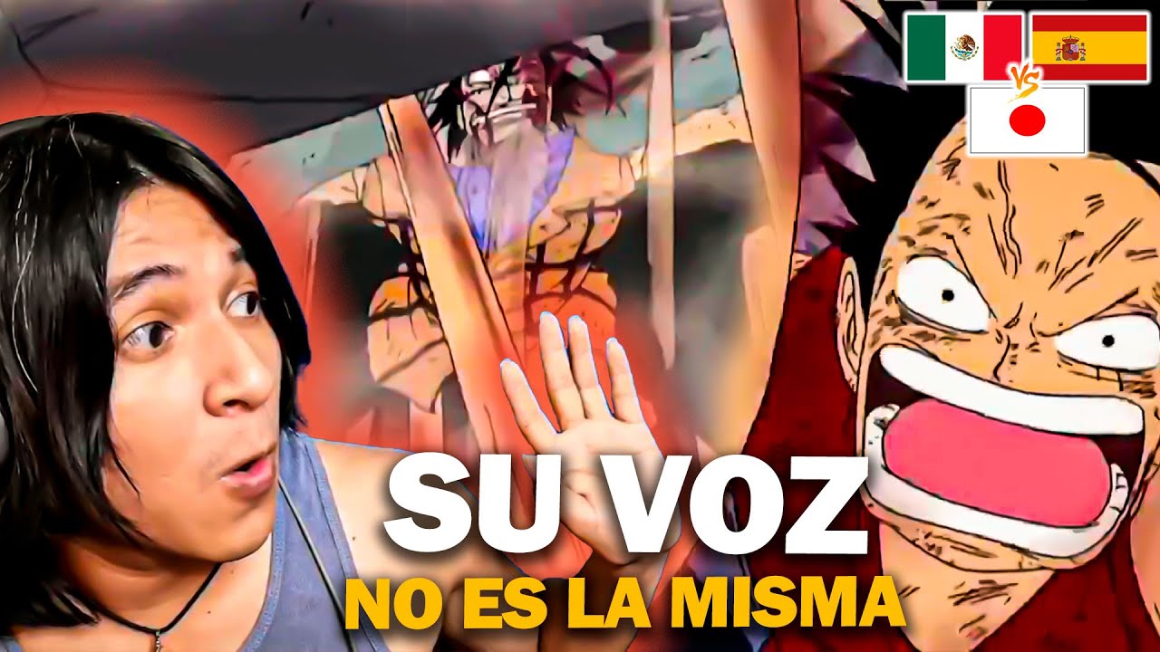 🟠 LUFFY DERROTA A CROCODILE EN LATINO🆚CASTELLANO: LA INTERPRETACIÓN ...