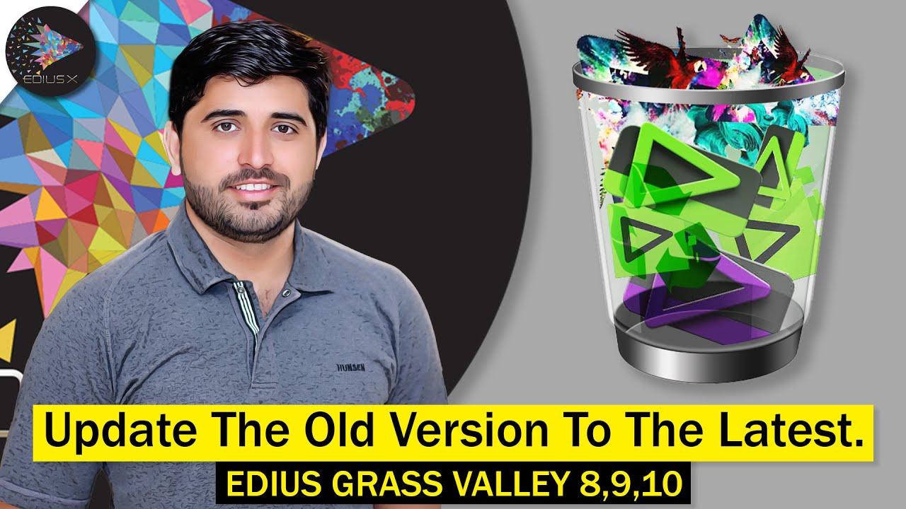 Update The Old Version To The Latest Edius Grass Valley | How to Update ...