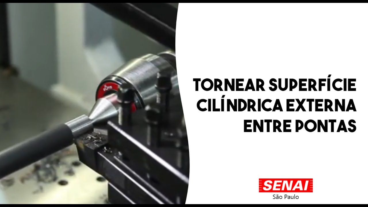 TORNEAR SUPERFÍCIE CILÍNDRICA EXTERNA ENTRE PONTAS - YouTube