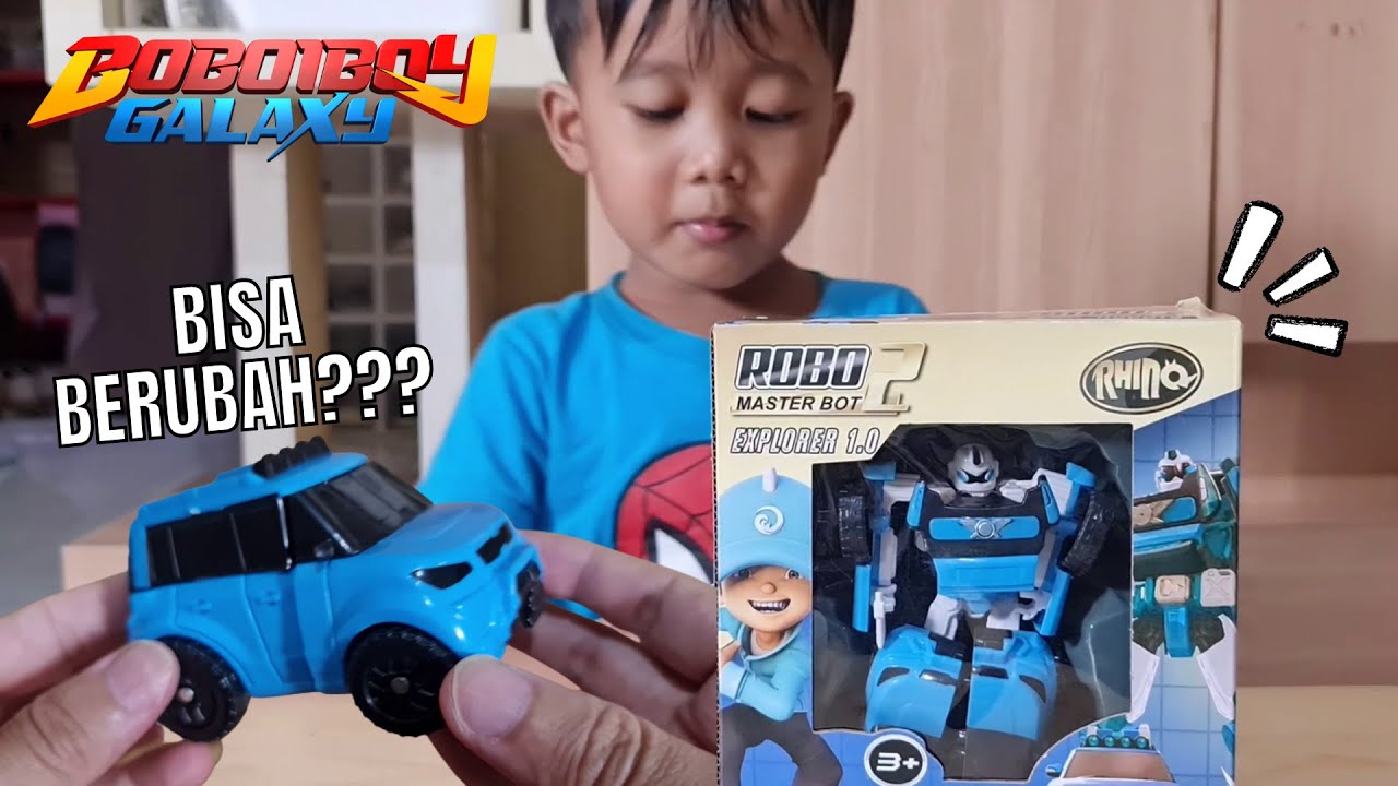 Mainan Keren Boboiboy Robot Master Bot Bisa Berubah Jadi MOBIL! - YouTube