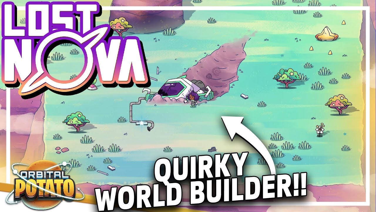 SUPER MINIMALIST Upgrade Game!! - Lost Nova - Chill Resource Management Exploration Game - YouTube