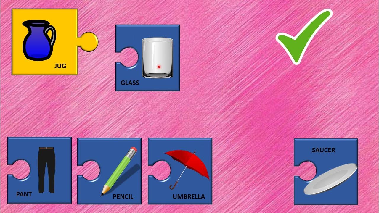 Pair Object for kids| Things that go together| Worksheet for Pair ...
