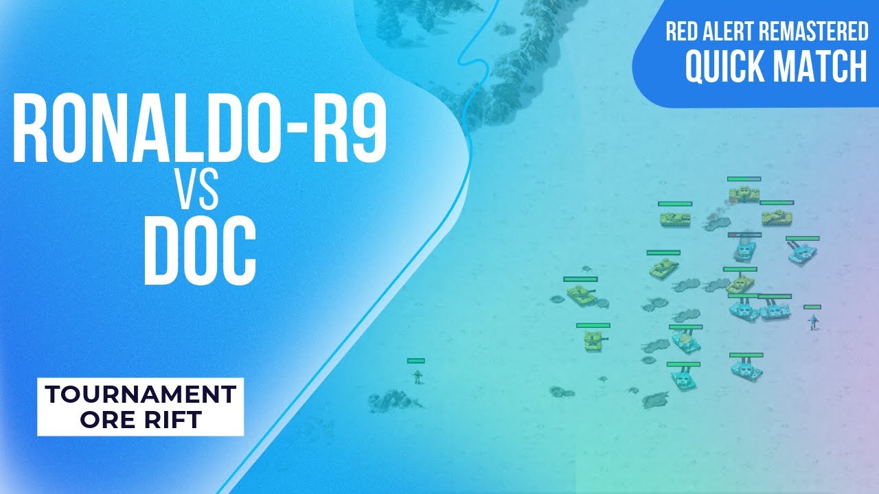 Doc vs Ronaldo-r9 | Ore Rift | Red Alert Remastered Quick Match - YouTube