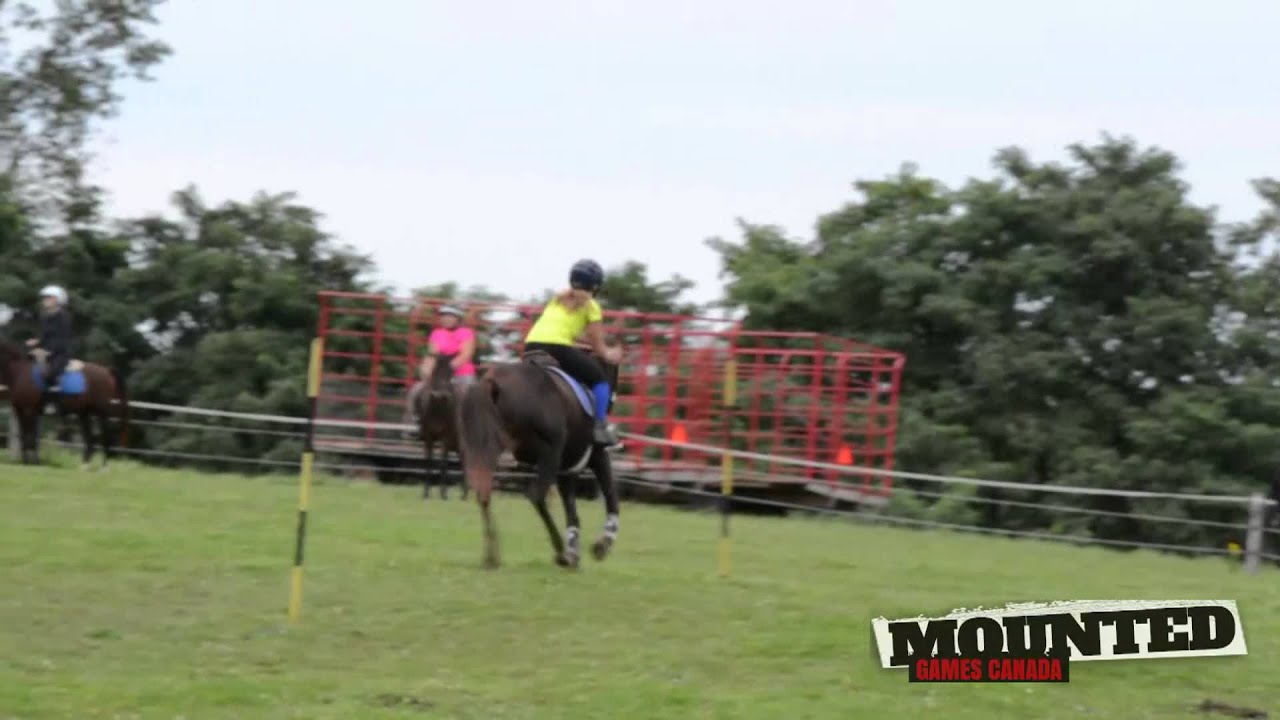 Mounted Games Canada Sep 15th Intermediate & Novice Video - YouTube