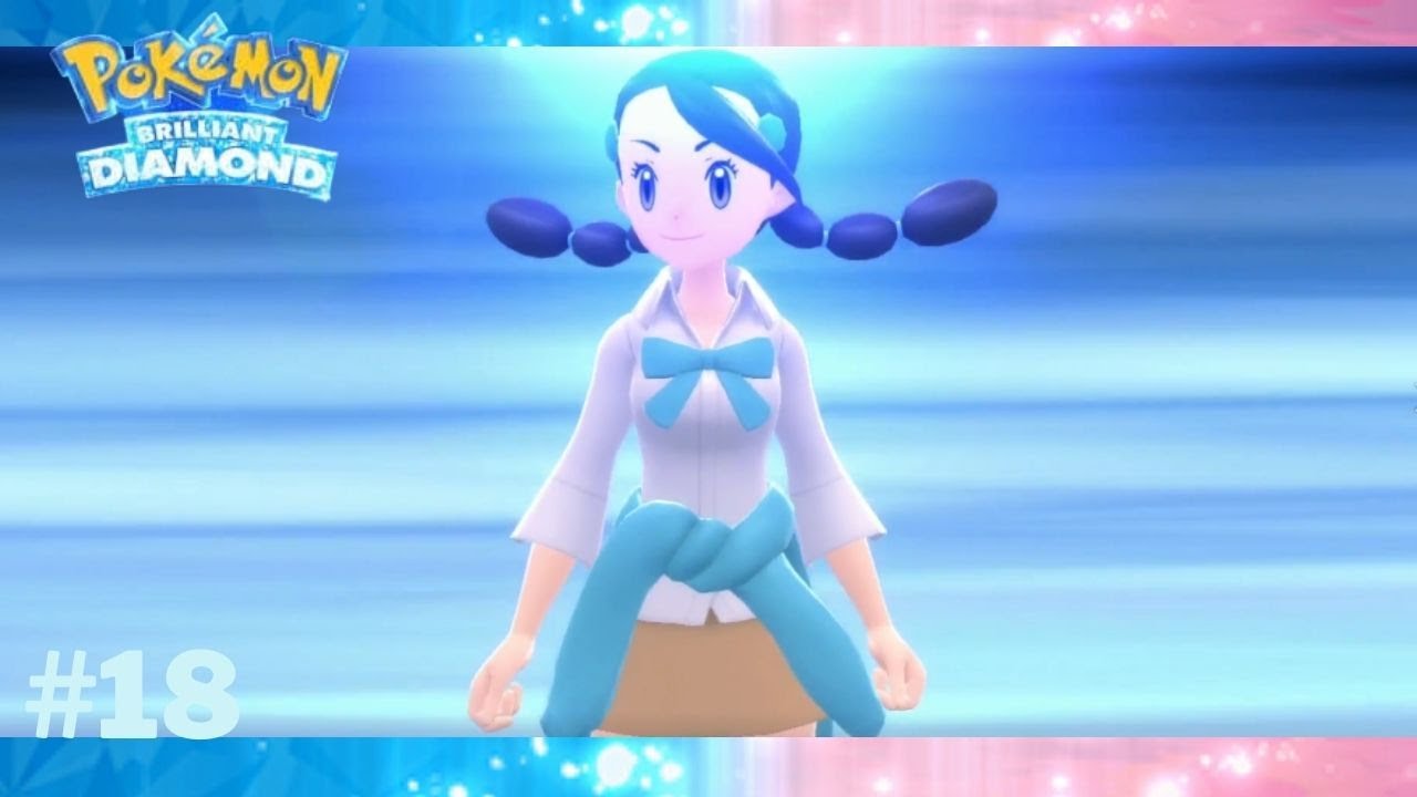 Pokémon Brilliant Diamond Part 18 Snowpoint Gym Leader Candice ...