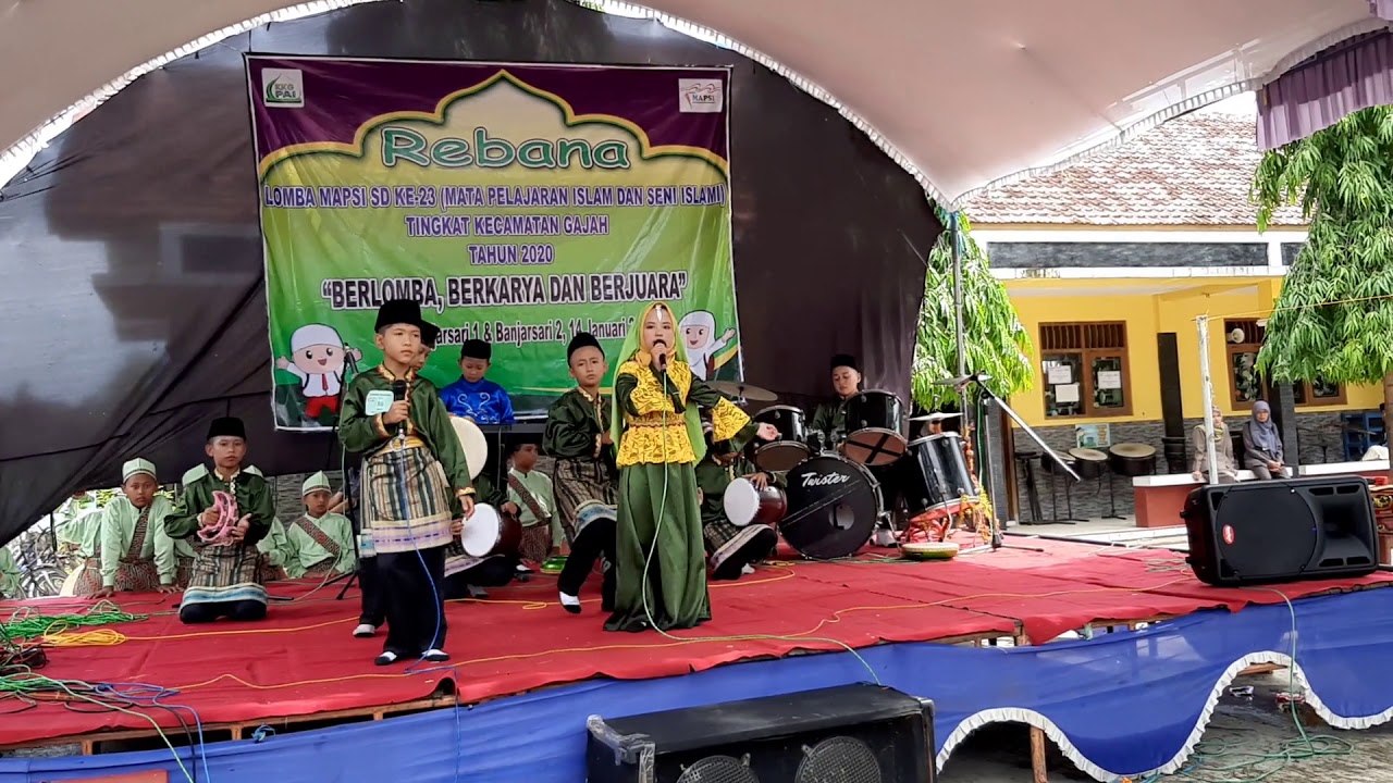 LOMBA REBANA MAPSI KECAMATAN GAJAH SD NEGERI SARI 1 - YouTube