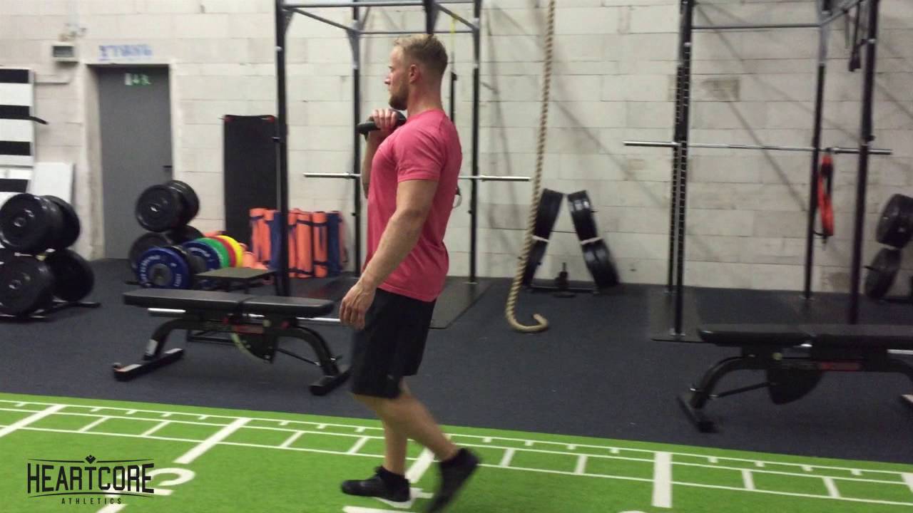 Kettlebell Front Rack Carry | HEARTCORE Athletics - YouTube