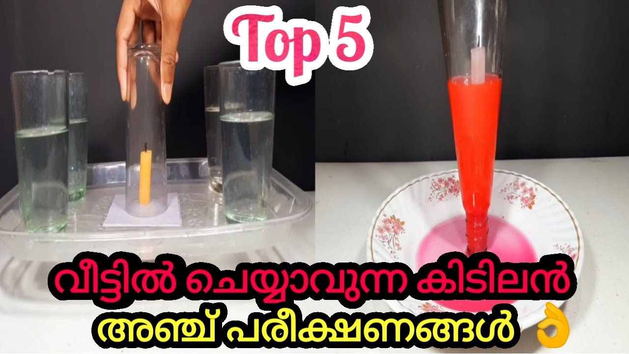Top 5 Simple Home Science Experiments Part 1| Top 5 Making - YouTube