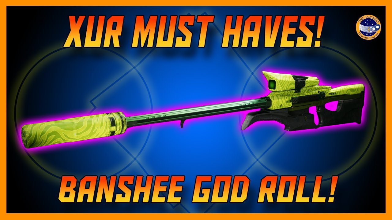 Xurs New Weapons! Banshee Has A God Roll! Top Notch Titan Exotics ...