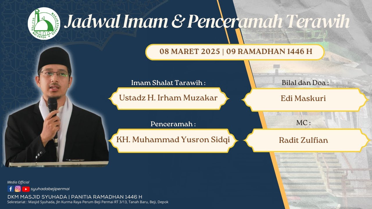 Ceramah Ramadhan - KH. Muhammad Yusron Sidqi (Gus Yusron) - YouTube