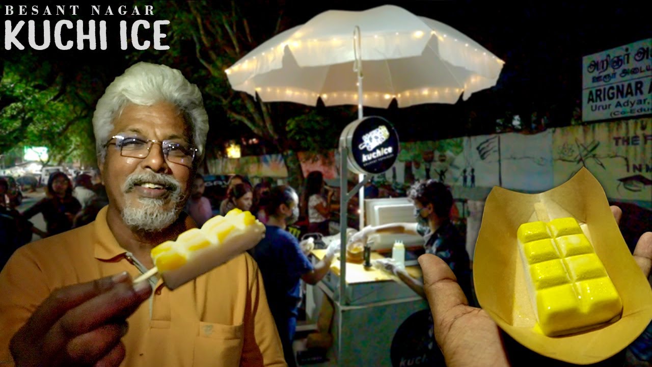 KUCHI ICE வேட்டை 😋 at Besant Nagar | Best Kuchi Ice Ever! 😍 - YouTube