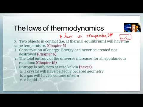 The laws of thermodynamics & intro to entropy - YouTube