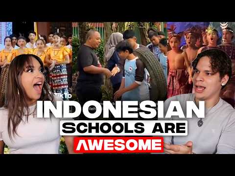 Indonesian schools are actually MUSICALS... Latinos react