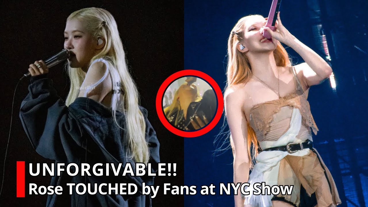 Unacceptable! Rosé Harassed During BLACKPINK Concert?! - YouTube