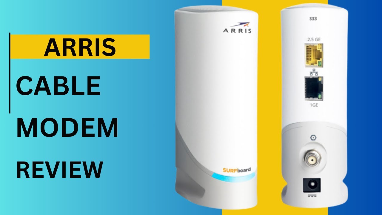 ARRIS Surfboard S33 DOCSIS 3.1 Multi-Gigabit Cable Modem Review - YouTube