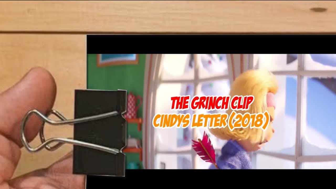 THE GRINCH Clip ”Cindy's Letter” 2018 Part 1 - YouTube