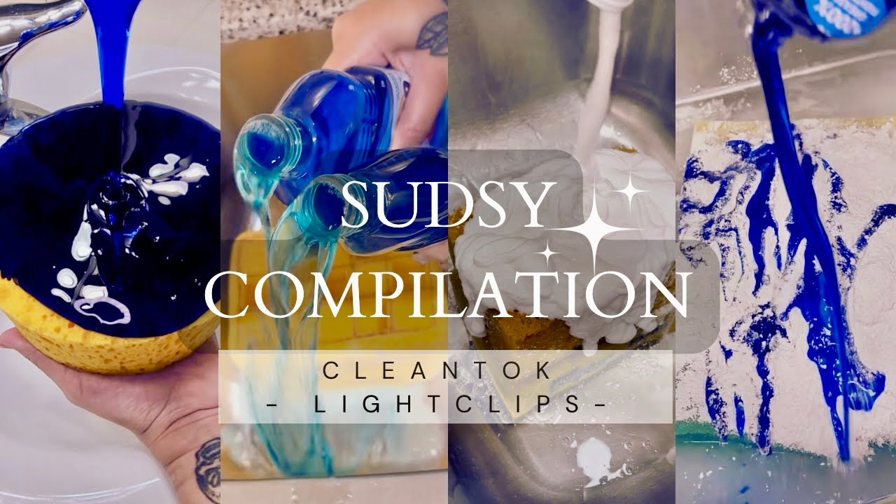 SUDSY COMPILATION | CleanTok ASMR Soap Pours & Powder Mixes | Light ...