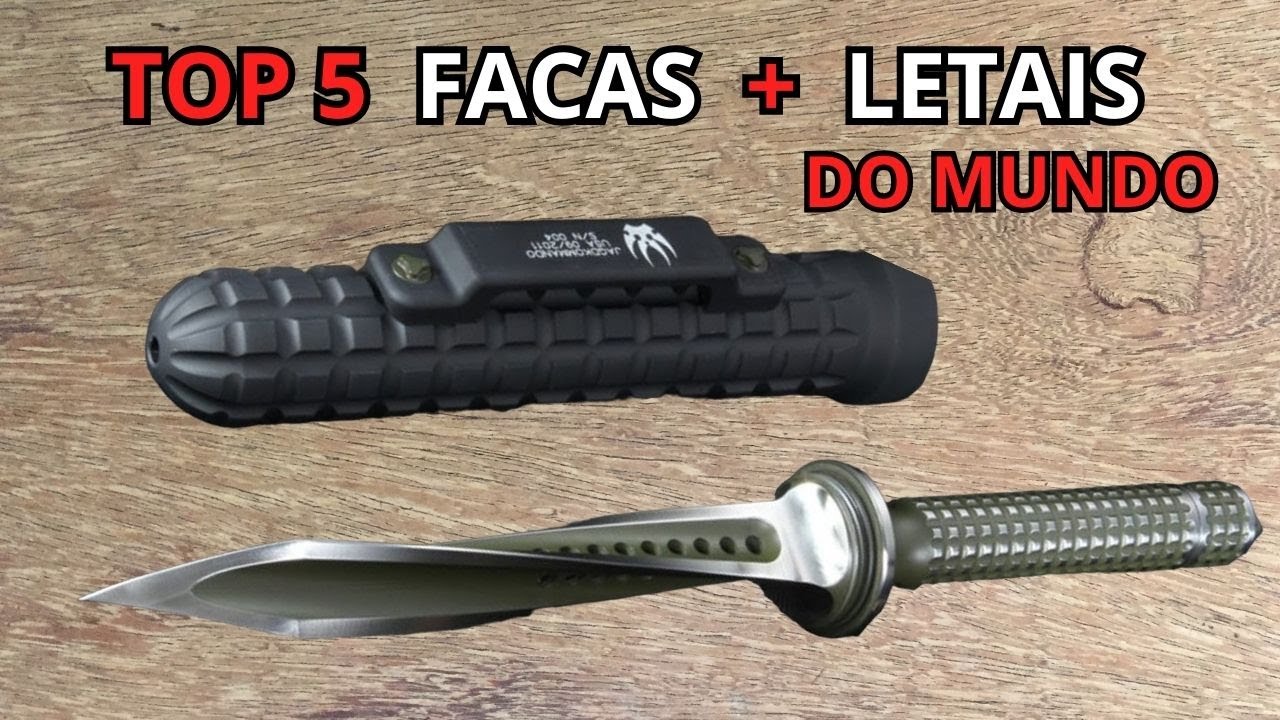 TOP 5 das facas mais letais do mundo. - YouTube
