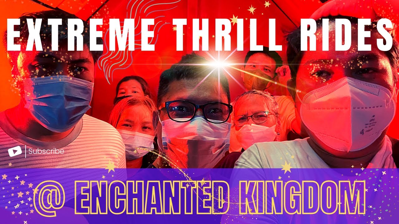 EXTREME THRILL RIDES AT ENCHANTED KINGDOM - YouTube