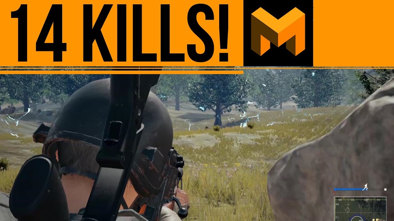 14 Kill PUBG Win Highlights - PlayerUnknown's Battlegrounds #1 - YouTube