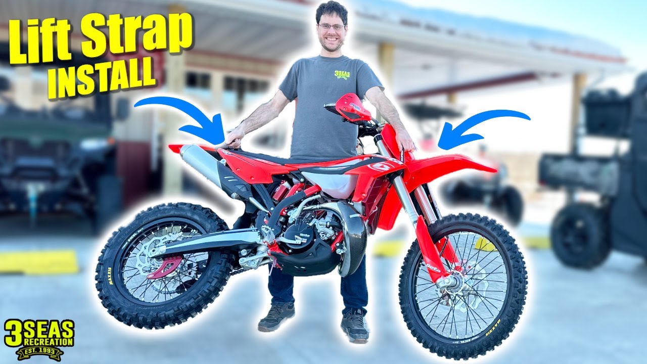 Beta Motorcycle Front & Rear Lift Straps Installed! (The accessory you ...