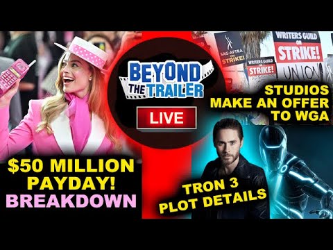Margot Robbie $50 Million Barbie Payday EXPLAINED, Tron 3 Ares Plot ...