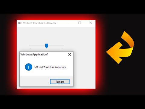 Visual Basic Trackbar Kullanımı