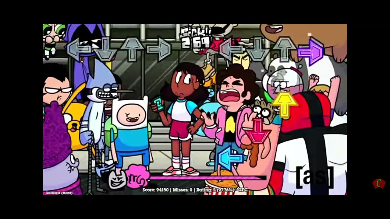 Friday night funkin' roasting on a cartoon Friday V2 | finn& mordecal ...