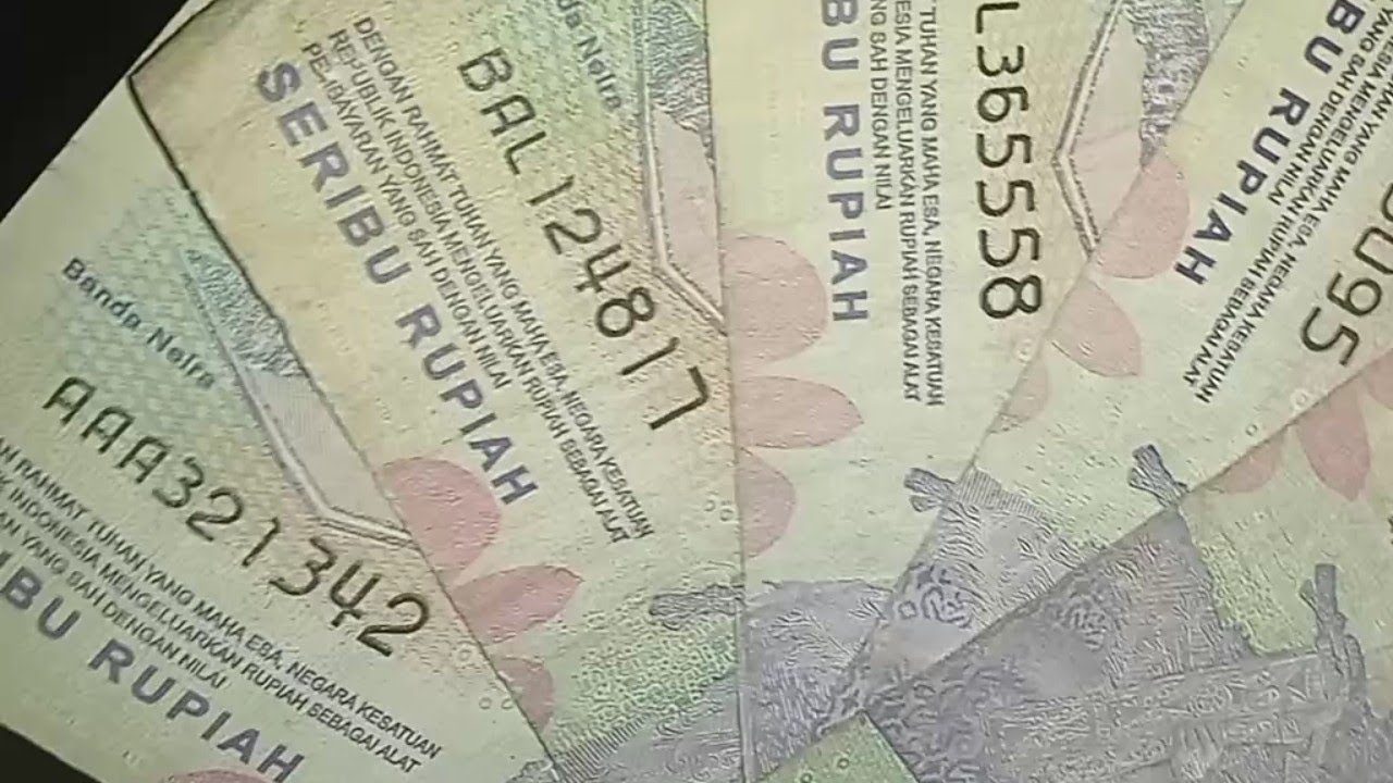 KAMU PUNYA? Koleksi uang nomor seri cantik pecahan seribu rupiah - YouTube
