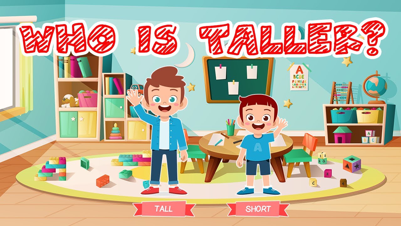 Fun Time Tall and Short Game! - Engaging Tall and Short Game for Kids ...