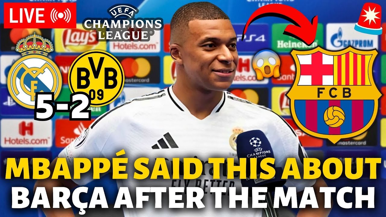 🚨BOMBSHELL! LOOK WHAT MBAPPÉ SAID ABOUT BARCELONA AFTER THE REAL MADRID ...