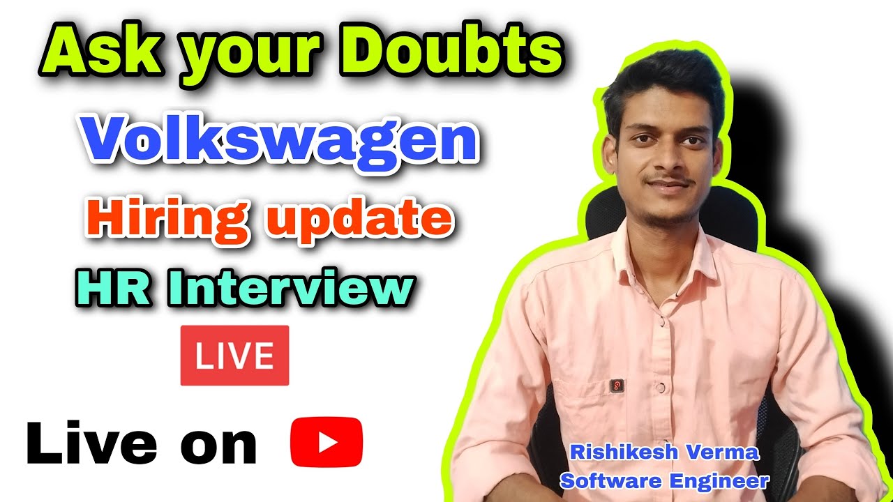 Volkswagen hiring update Hr interview preparation L1 L2 interview mail ...