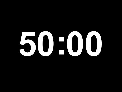 Đồng hồ đếm ngược 50 phút || 50 Minutes Countdown Timer