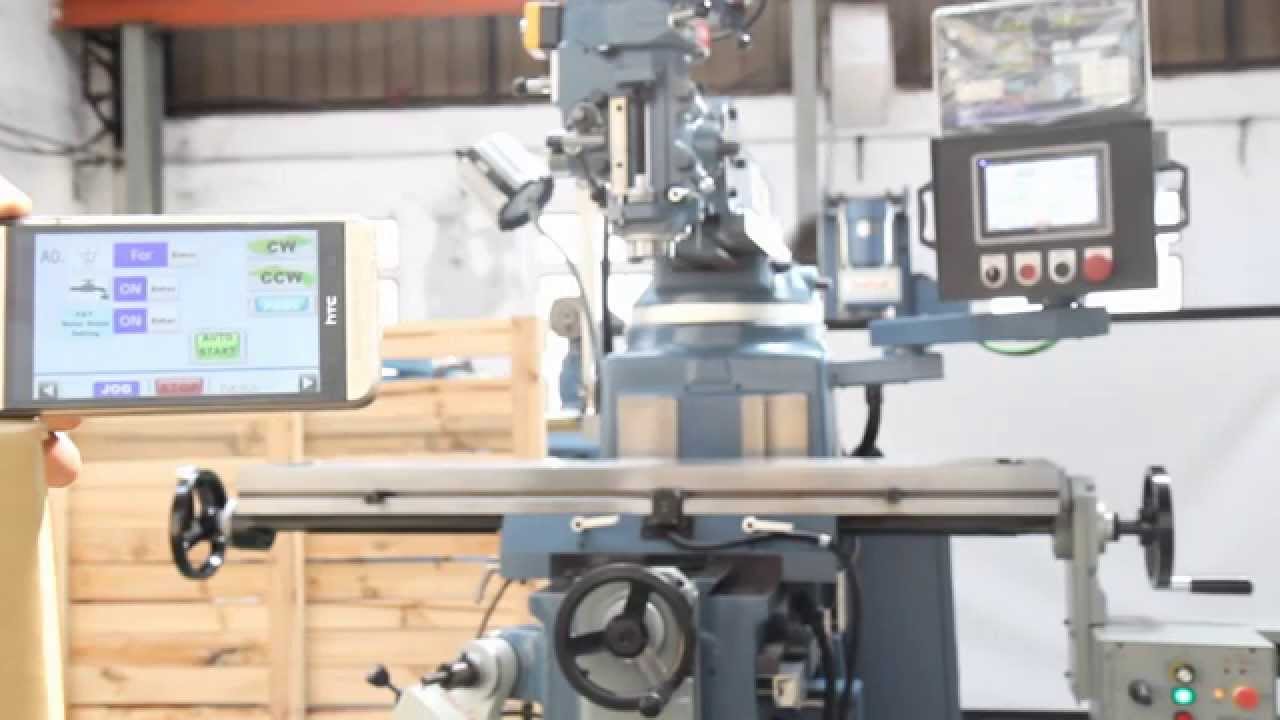 MILLING MACHINES - MobileTouch simple Automatic Control - YouTube