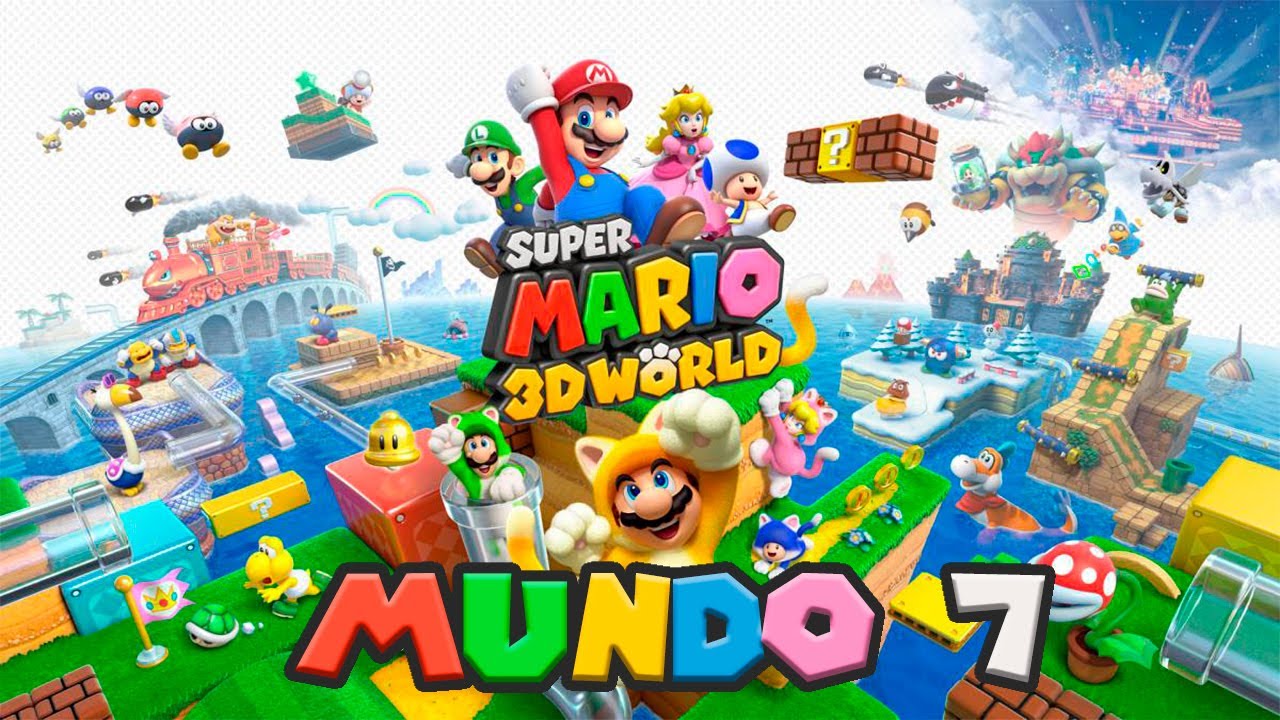 Super Mario 3D World - Gameplay - Mundo 7 - YouTube